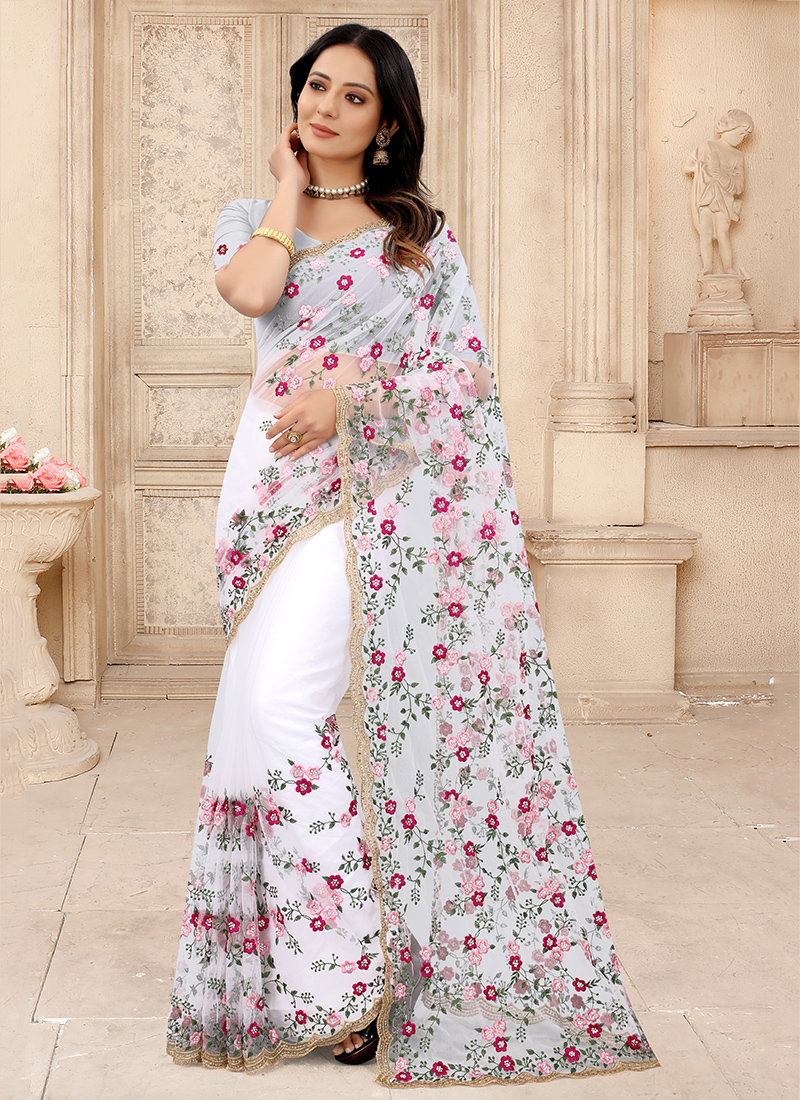 UTV Sensational Heavy Net Wedding Wear Zarkan Work Sarees Collection ...