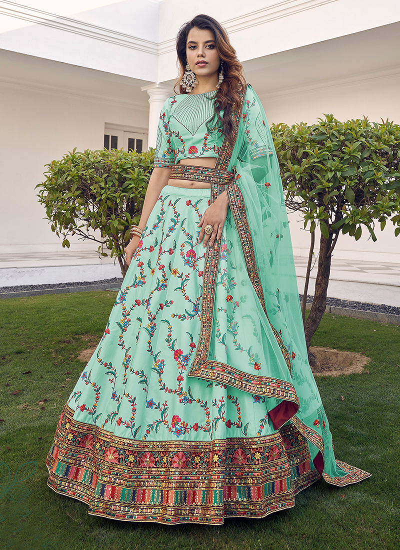 Guldasta Vol 11 Thread And Sequins Work Fancy Lehenga Cholis Collection ...