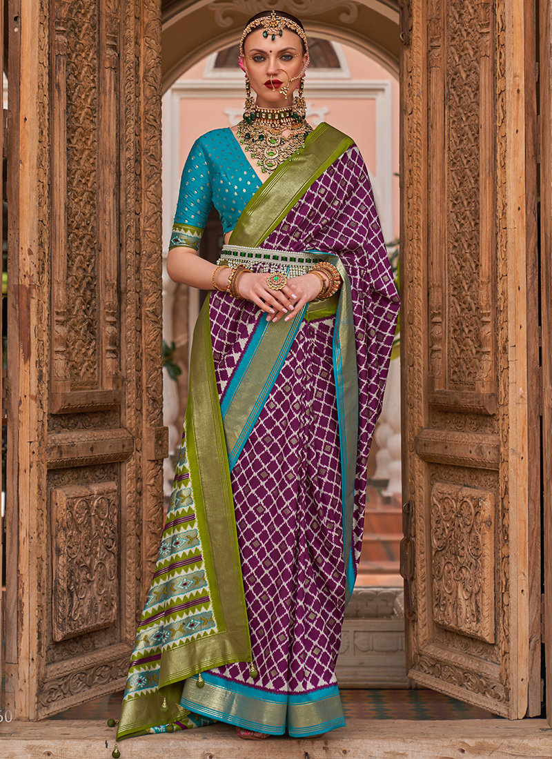 Aanchal Silk Wholesale Patola Sarees 12 Pieces Catalog Catalog