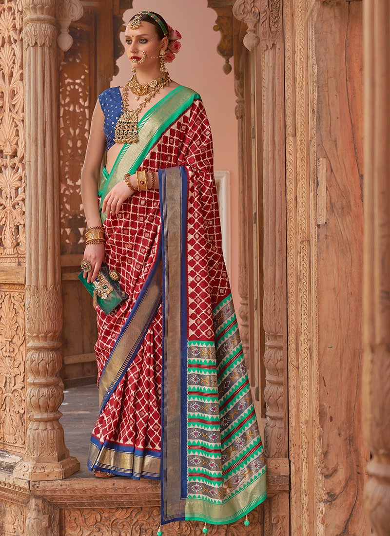 Aanchal Silk Wholesale Patola Sarees 12 Pieces Catalog Catalog