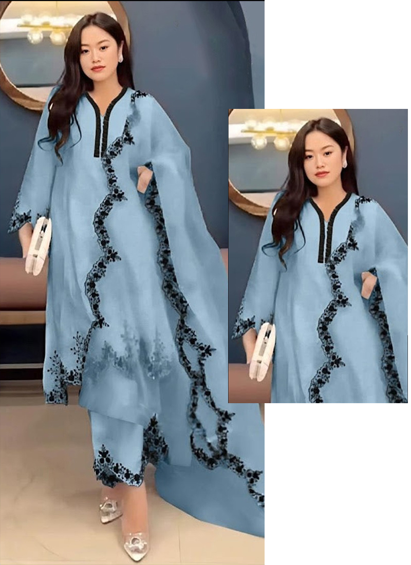 Heavy Georgette Festival Wear Readymade Pakistani Suit 4 Pieces Catalog ...
